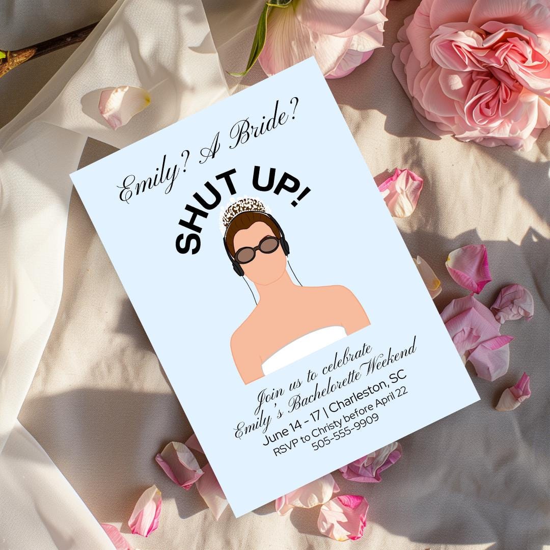 Princess Invitation for Bachelorette Party Invite Template, Princess ...