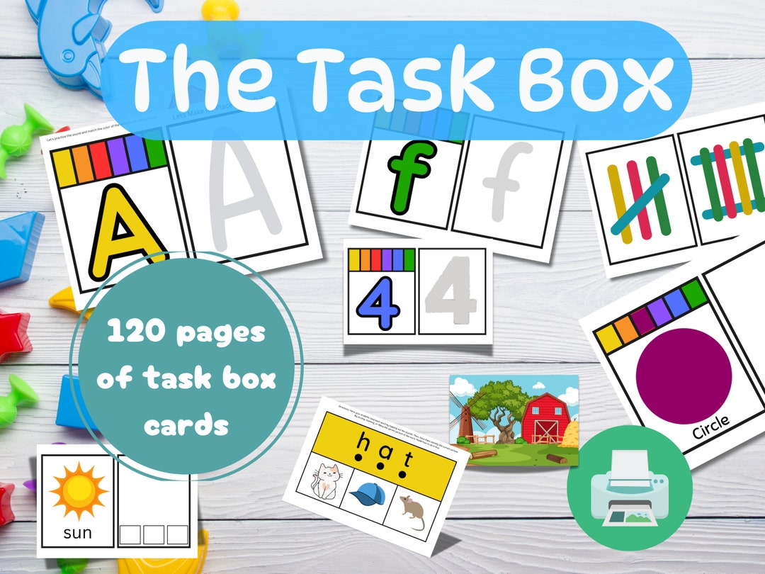 Task Box Preschool & Kindergarten SPED Activities - Etsy UK