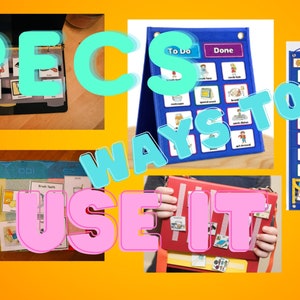 Visual Communication Aids PECS Pre-k Kindergarten , Autism Homeschool ...