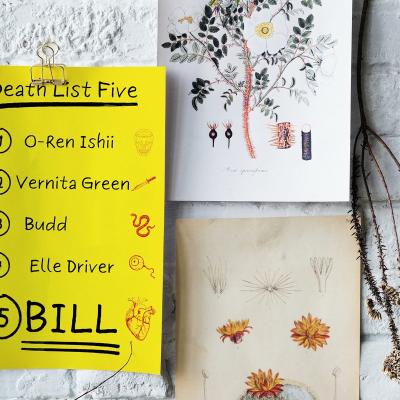 Kill Bill Poster - Etsy