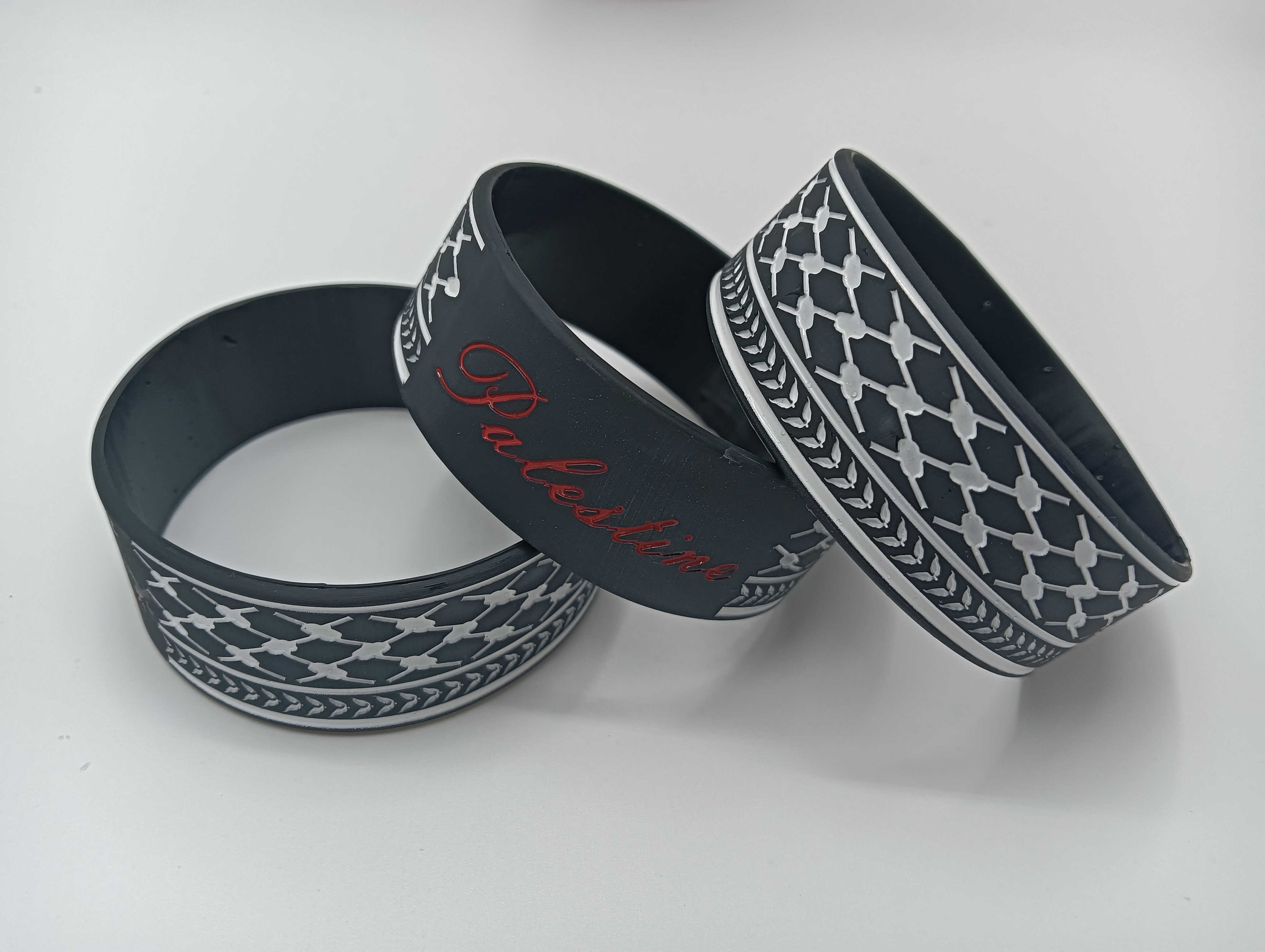 Palestine Keffiyeh Bracelet - Band Baller - Band - Black - Etsy