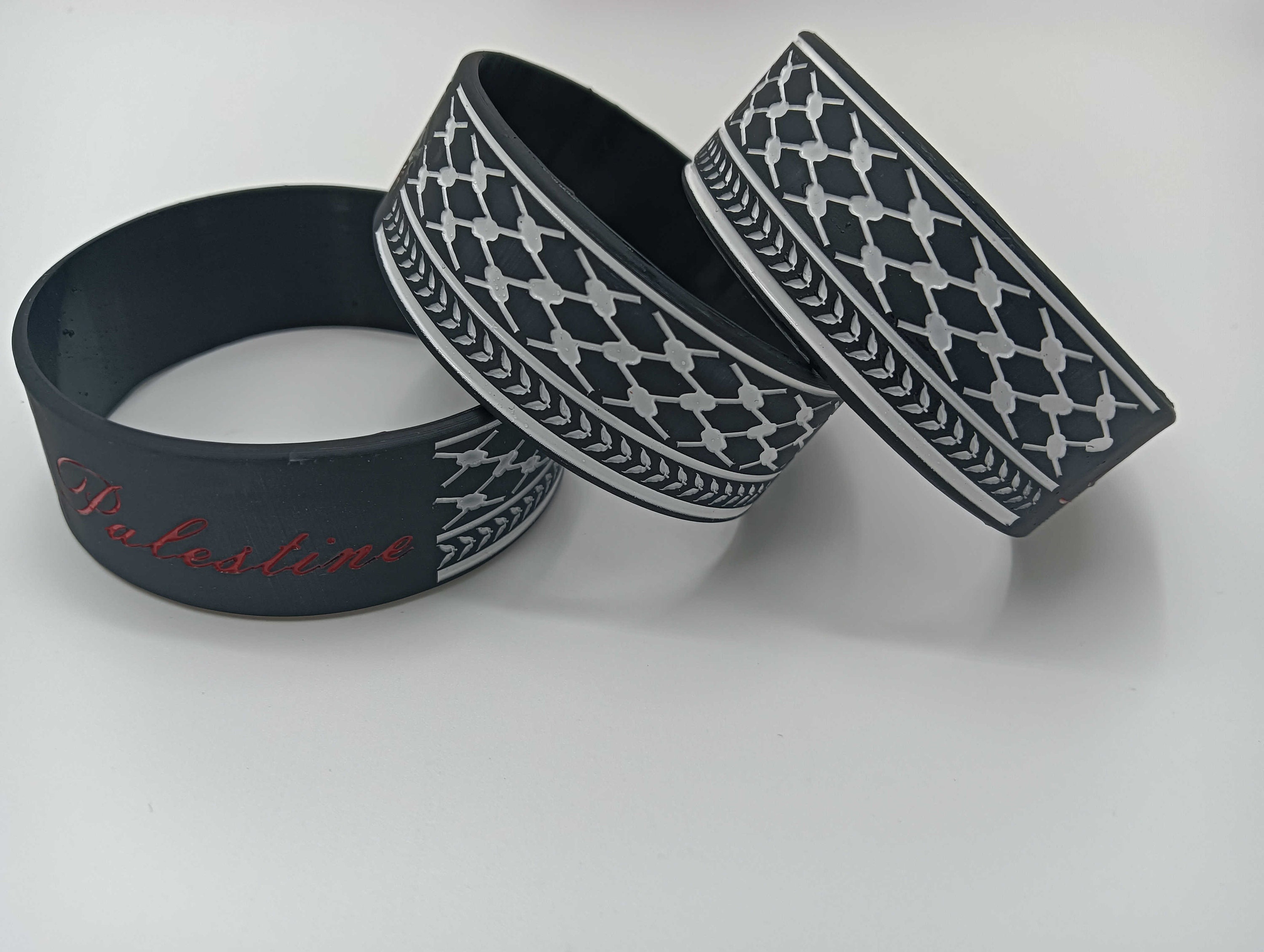 Palestine Keffiyeh Bracelet - Band Baller - Band - Black - Etsy