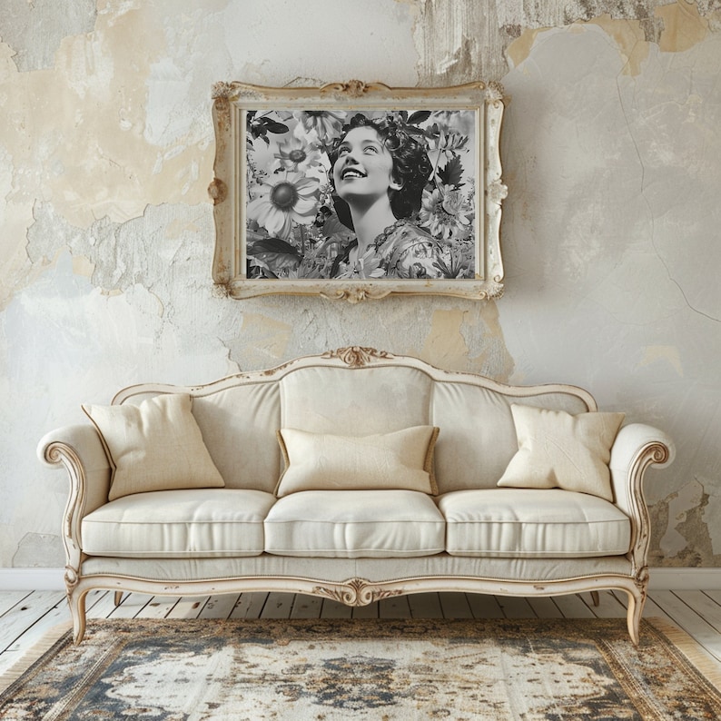 Vintage Collage, Antique Style Art, Classic Montage, Old World Charm ...