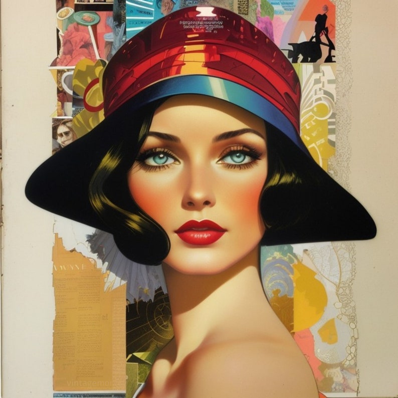 Vintage Women Print Victorian Women Antique Wall Decor Vintage Wall Art ...