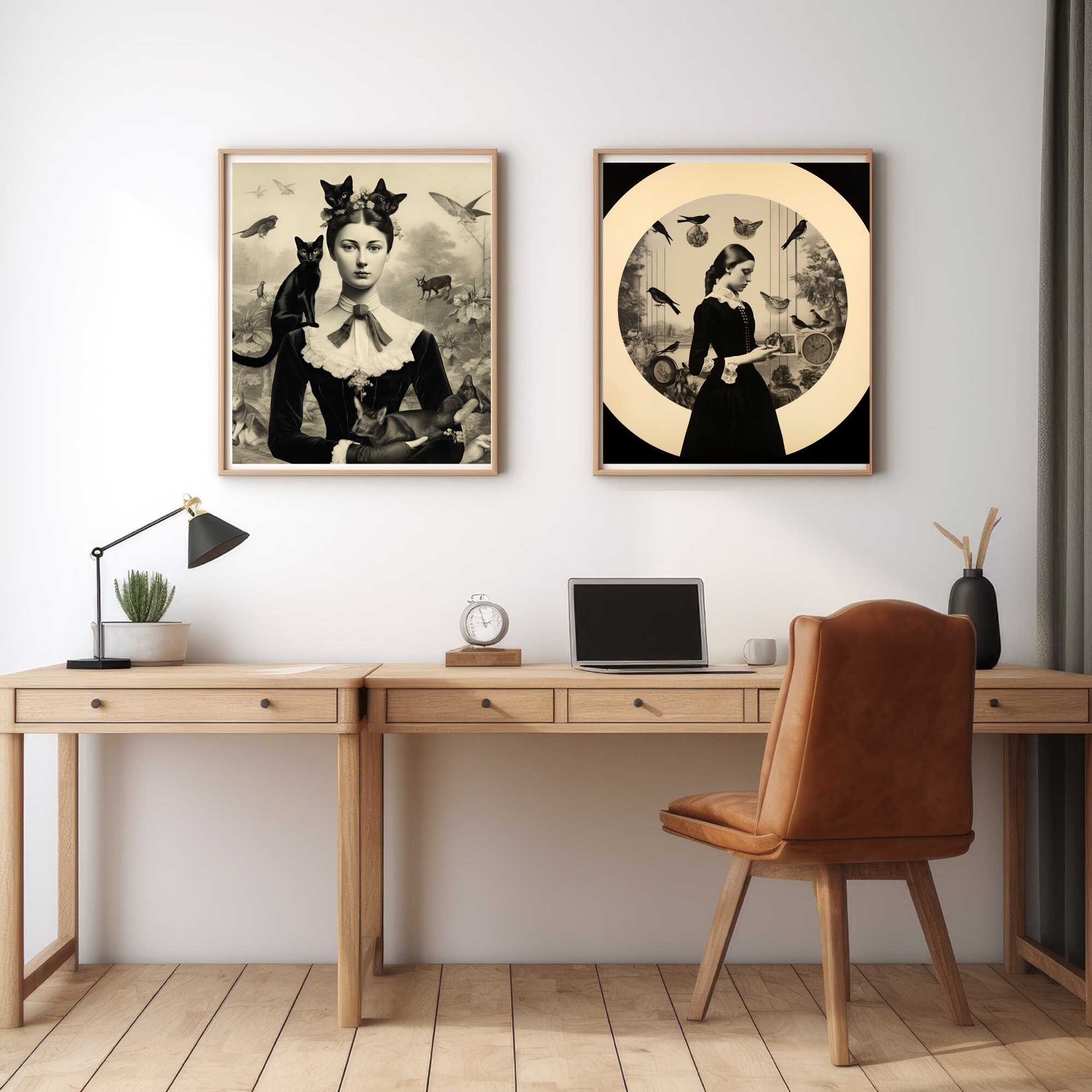 Vintage Collage, Retro Portraits, Antique Style Art, Classic Montage ...