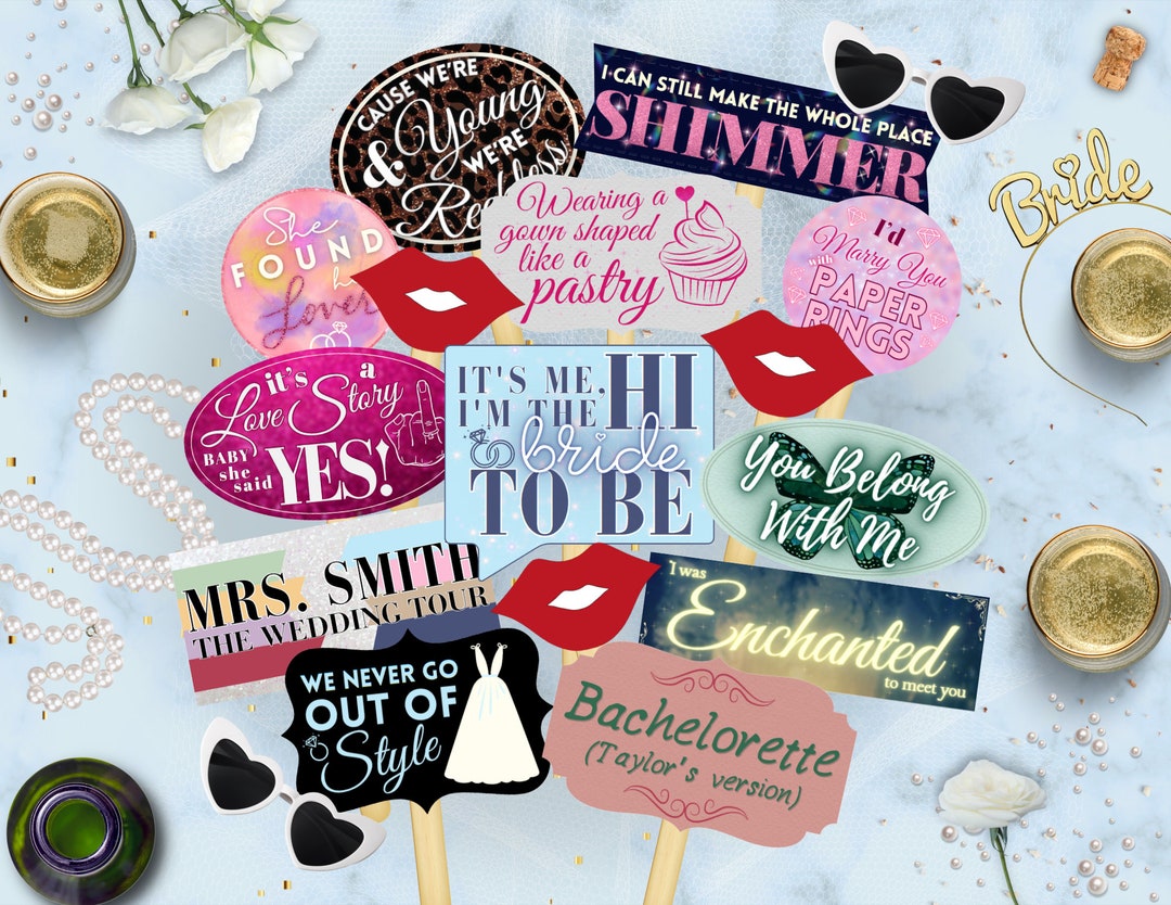 Taylor Swift Bachelorette Party Decor Swiftie Party Supplies Eras Tour ...