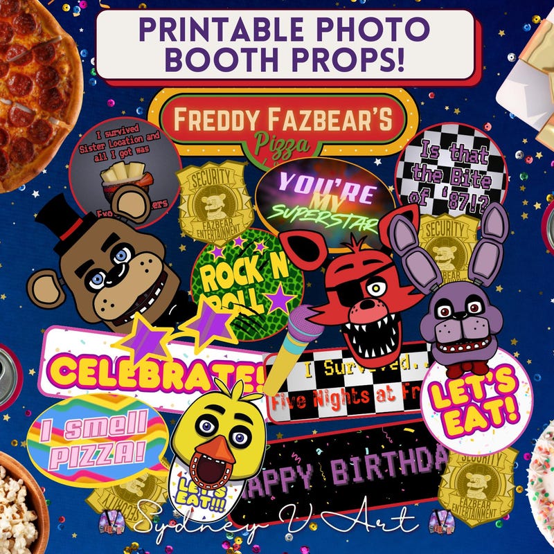 Five Nights at Freddys Banner - Etsy