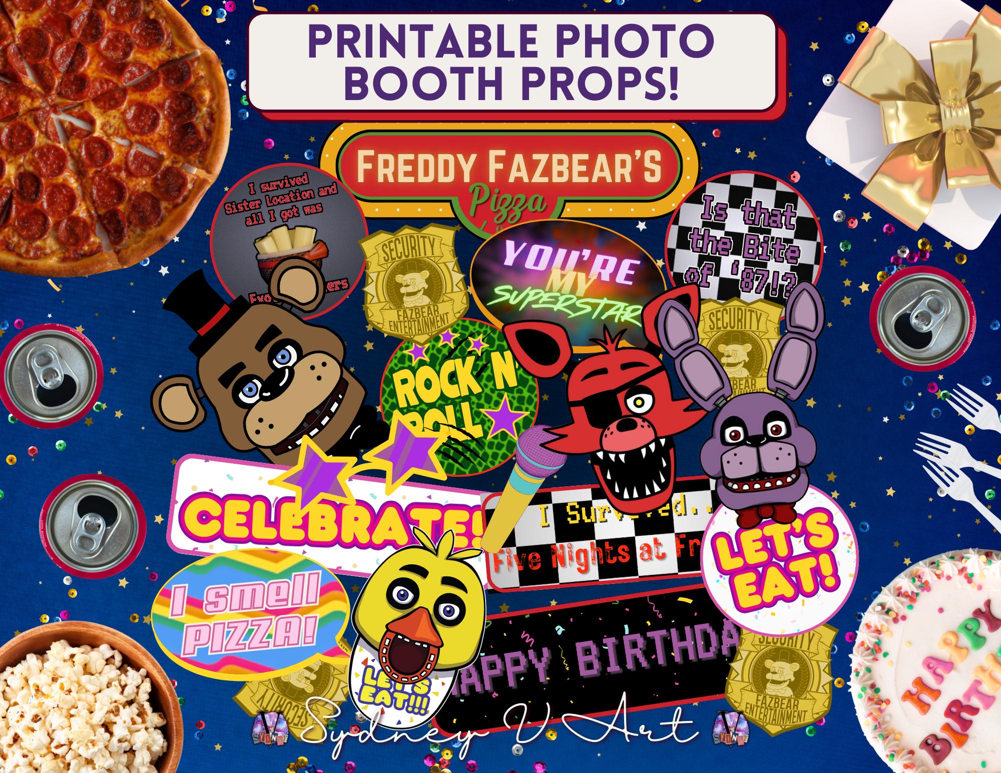 Five Nights at Freddy's Inspired - FNAF Birthday Party Decor - Fnaf ...