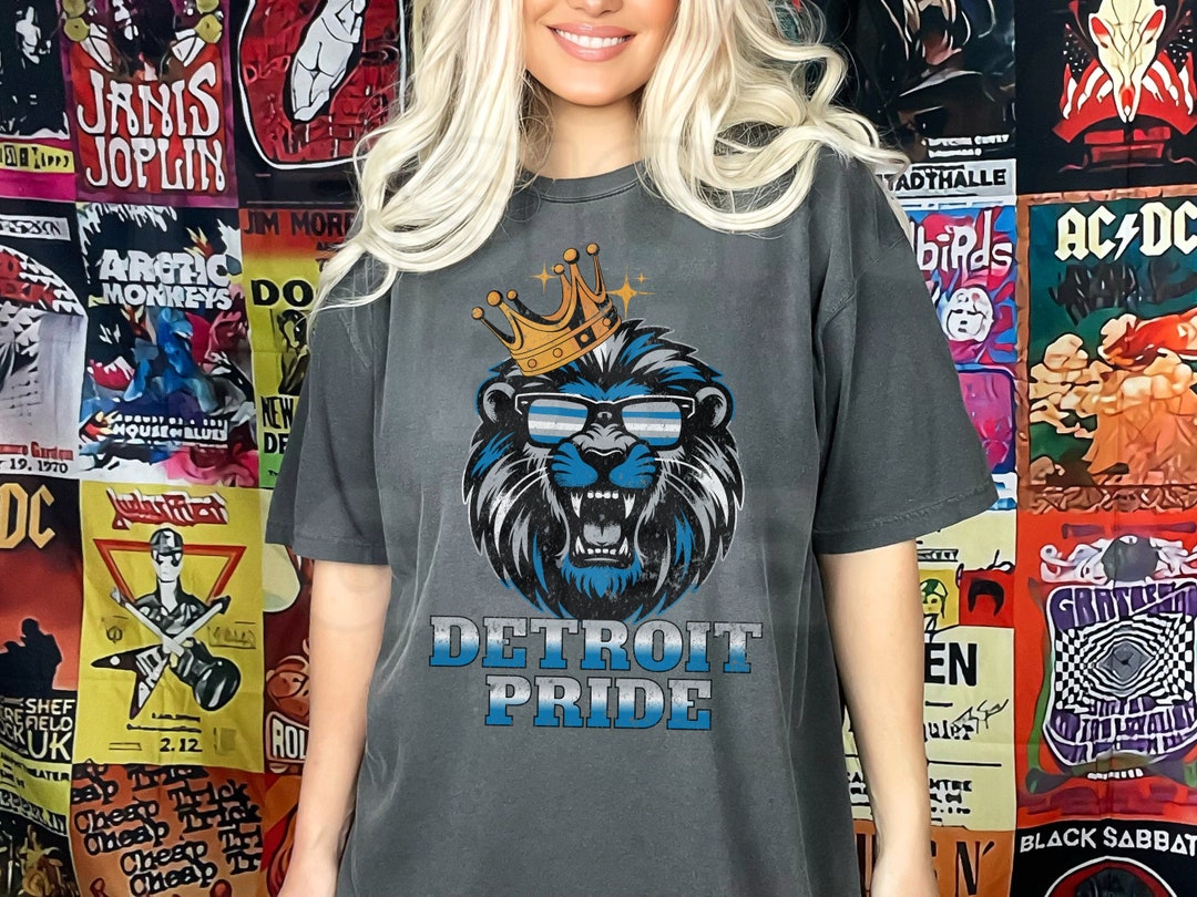 Detroit Lions, Detroit Lions Shirt, Grit, Gameday Merch, Sunday ...