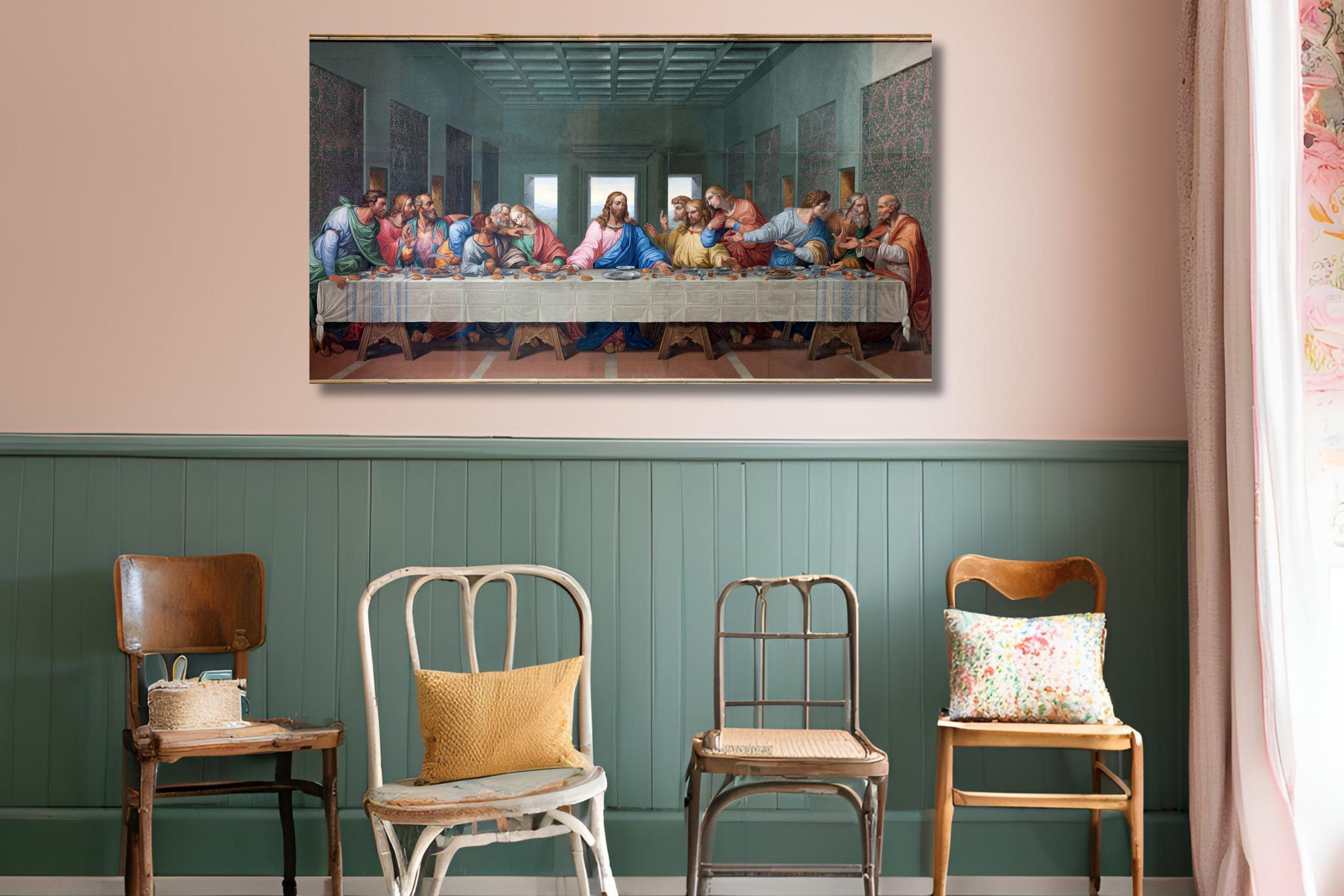 Leonardo Da Vinci Wall Art Last Supper Art, Canvas Poster, the Last ...
