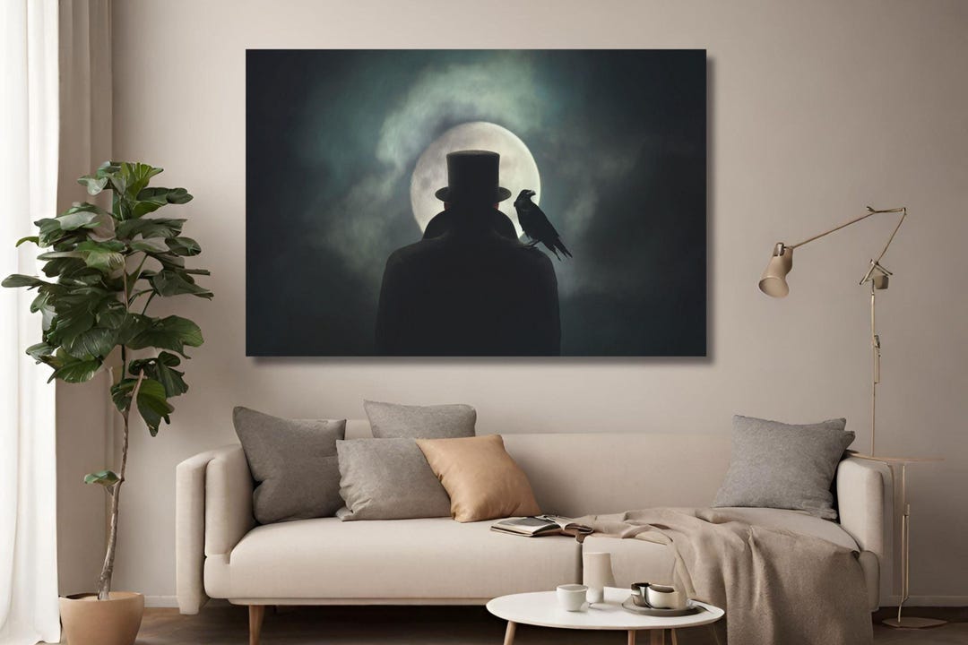 Jack the Ripper Canvas Art,gothic Art Print,vintage Victorian Style ...