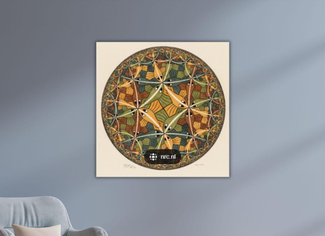Maurits Cornelis Escher Circle Limit III 1959 Poster M C Escher Paint ...