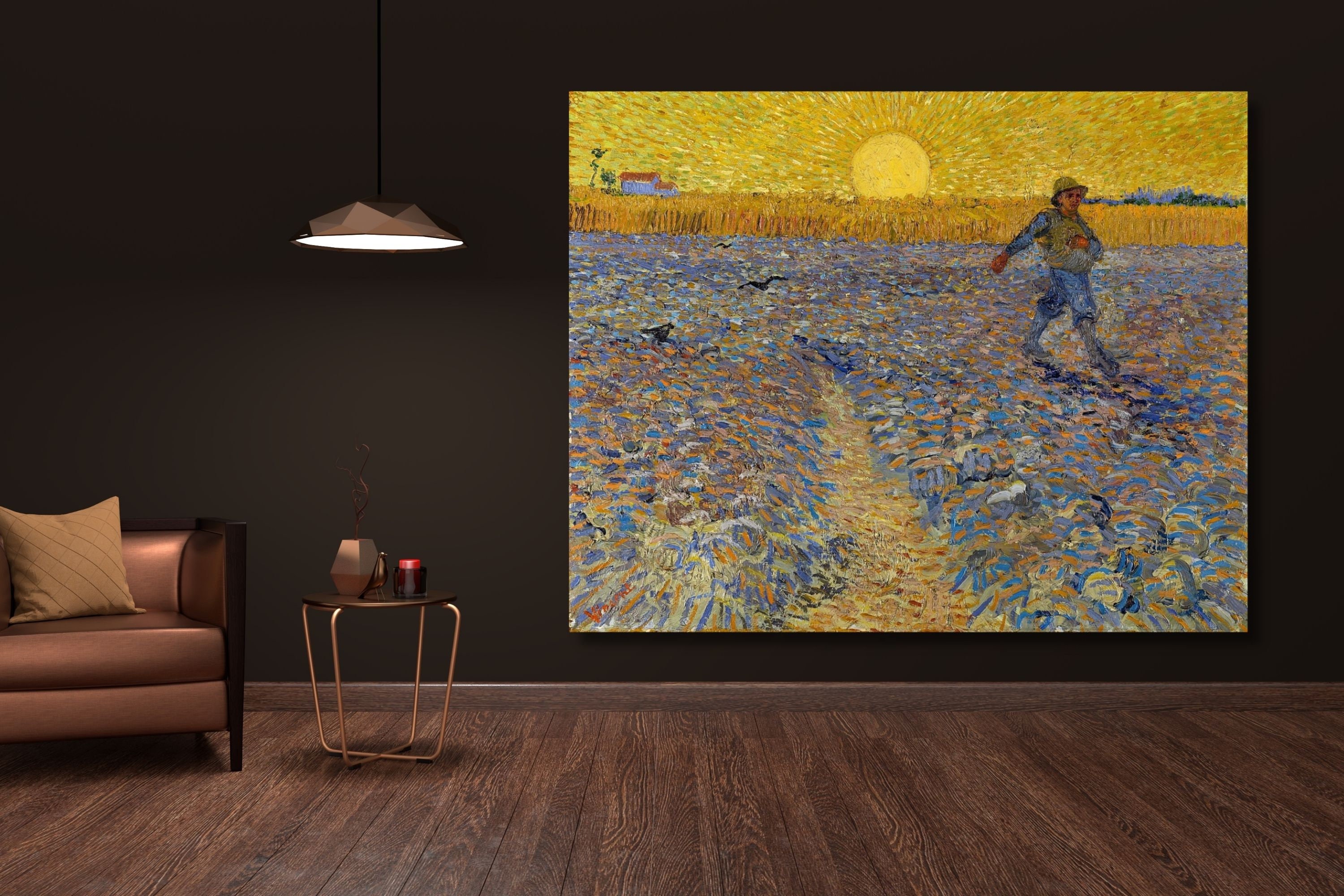 Vincent Van Gogh Sower at Sunset 1888 Print Reproduction - Etsy
