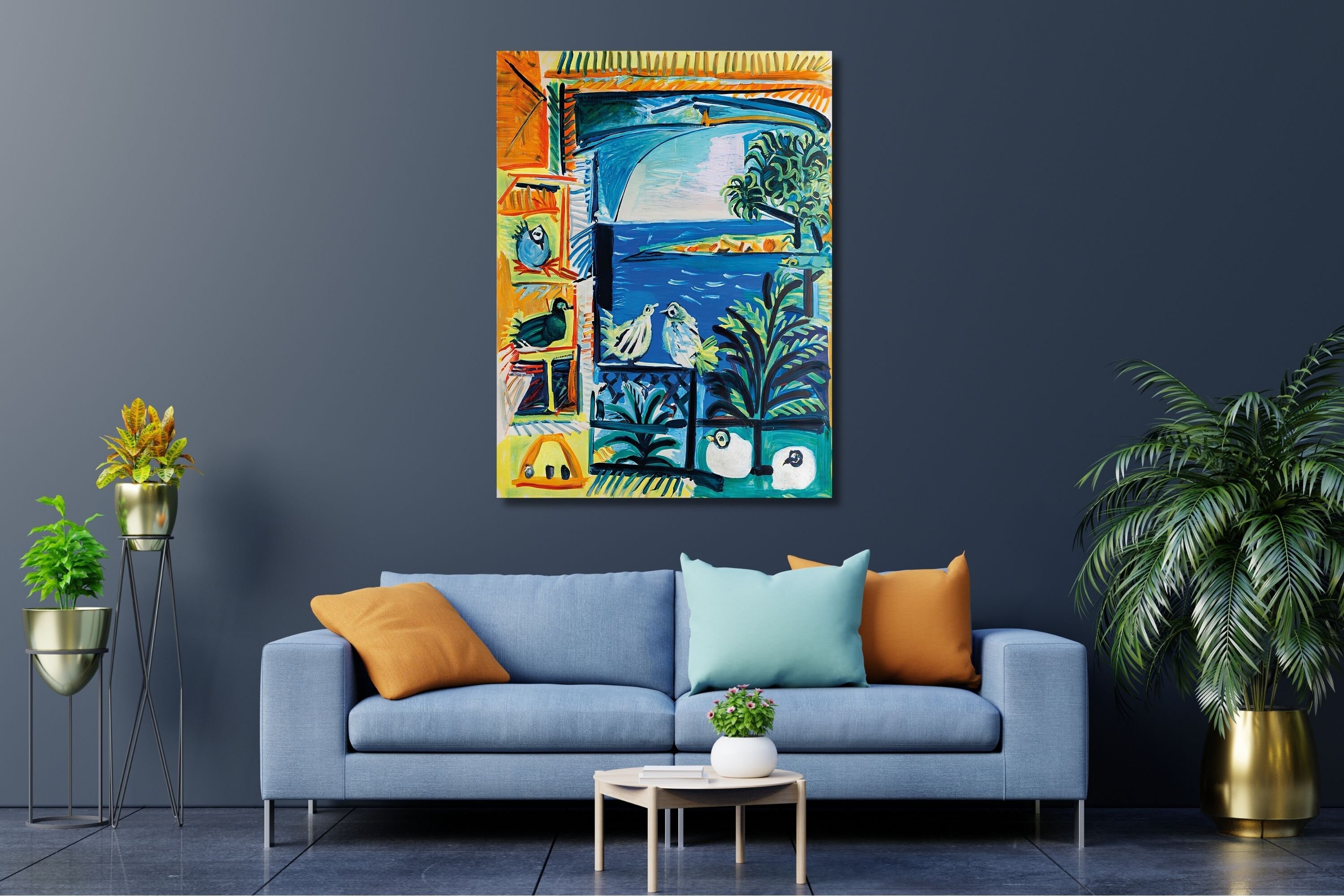 Pablo Picasso Côte D'azur France Vintage Travel Poster - Etsy