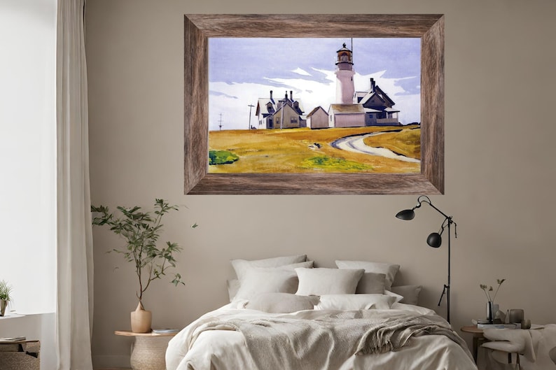 Edward Hopper Railroad Sunset, Canvas Wall Art, Edward Hooper Painting ...