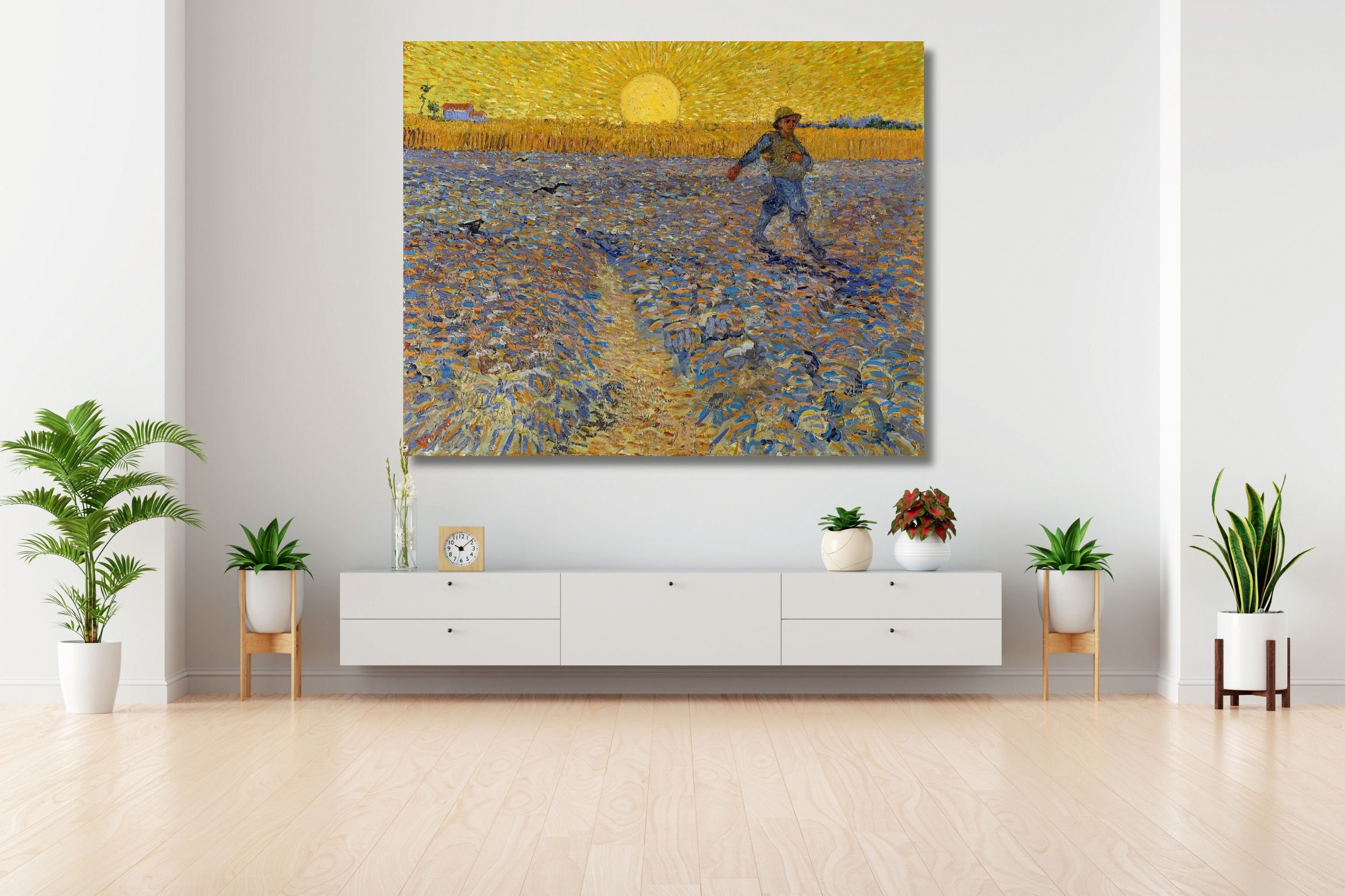 Vincent Van Gogh Sower at Sunset 1888 Print Reproduction - Etsy