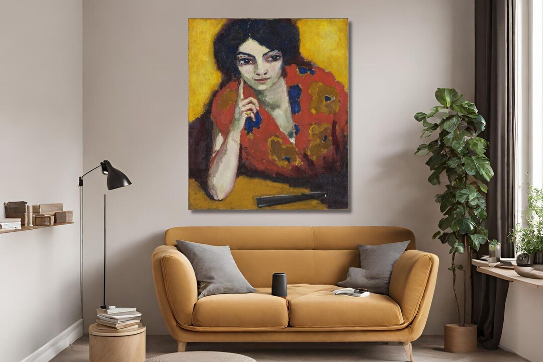 Kees Van Dongen A Finger on Her Cheek Art Print,reproduction Art,modern ... Kees Van Dongen A Finger on Her Cheek Art Print,reproduction Art,modern ...