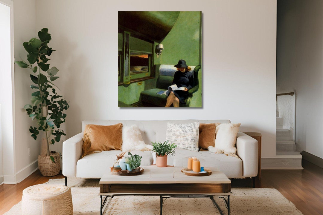 Compartment Car by Edward Hopper Wall Art, Edward Hopper Print ...