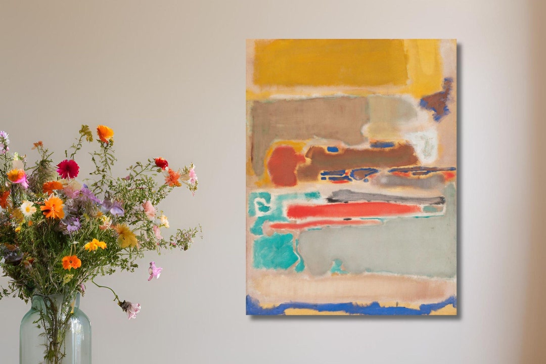 Multiform, by Mark Rothko Exhibition Poster, Gallery Framed Gift ...