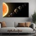 Solar System on Canvas Wall Art Print Poster, Space Artwork, Outer ...