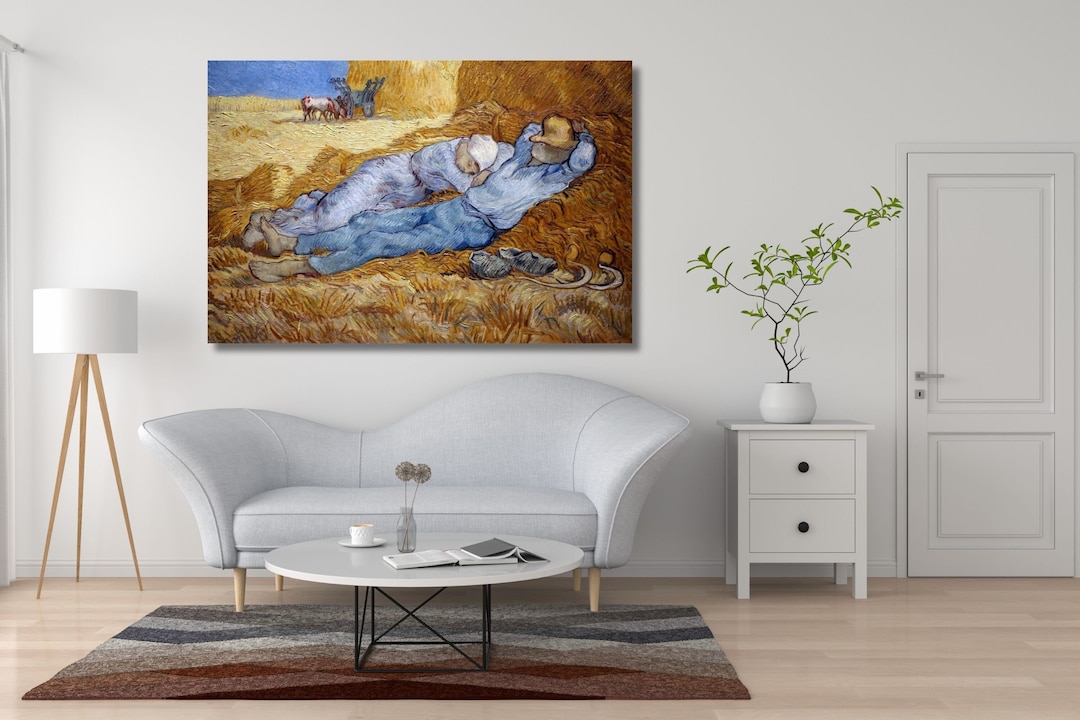 Vincent Van Gogh, Wall Art Print Home Decor, Sleeping Couple Art Canvas ...
