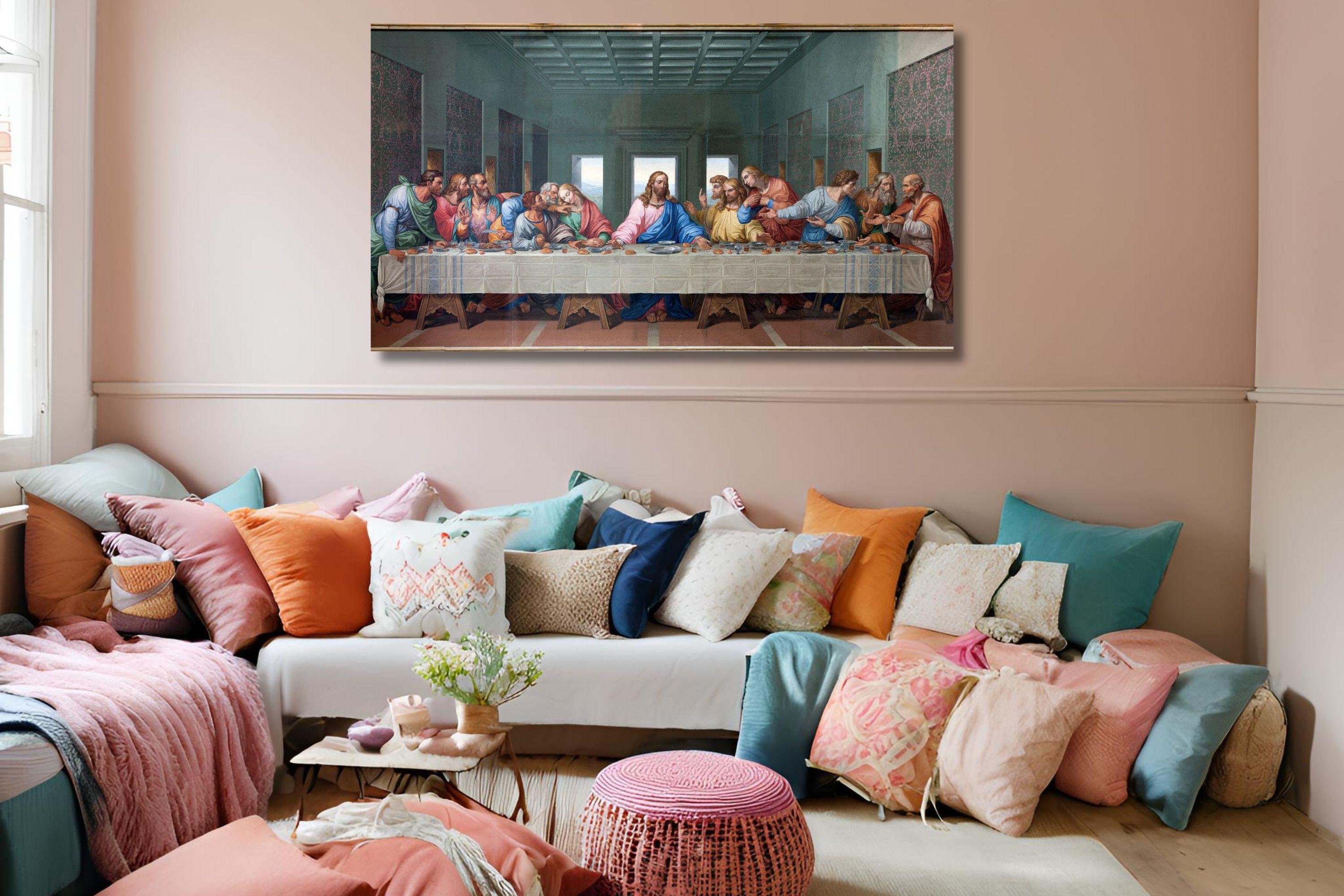 Leonardo Da Vinci Wall Art Last Supper Art, Canvas Poster, the Last ...