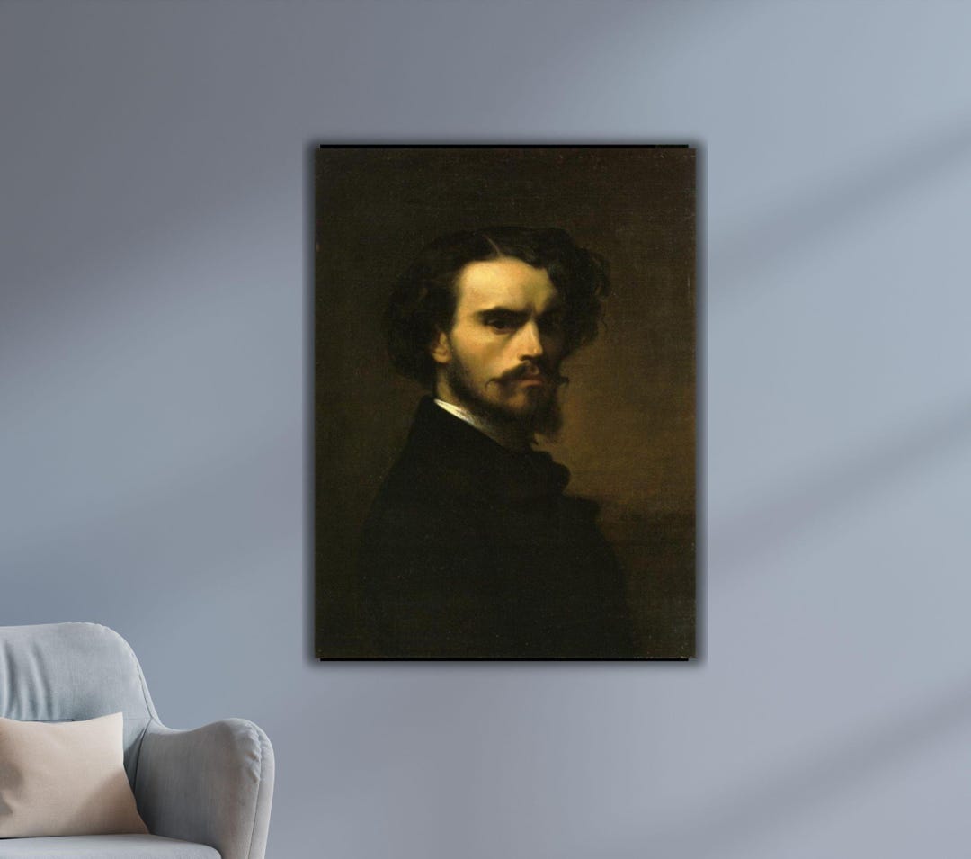 Alexandre Cabanel Self-portrait Canvas Cabanel Poster Gift Home Wall ...