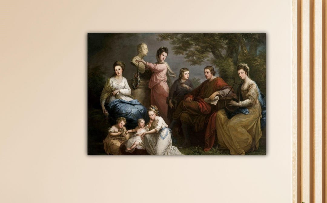 Angelica Kauffmann the Family of the Earl of Gower Poster Kauffmann ...