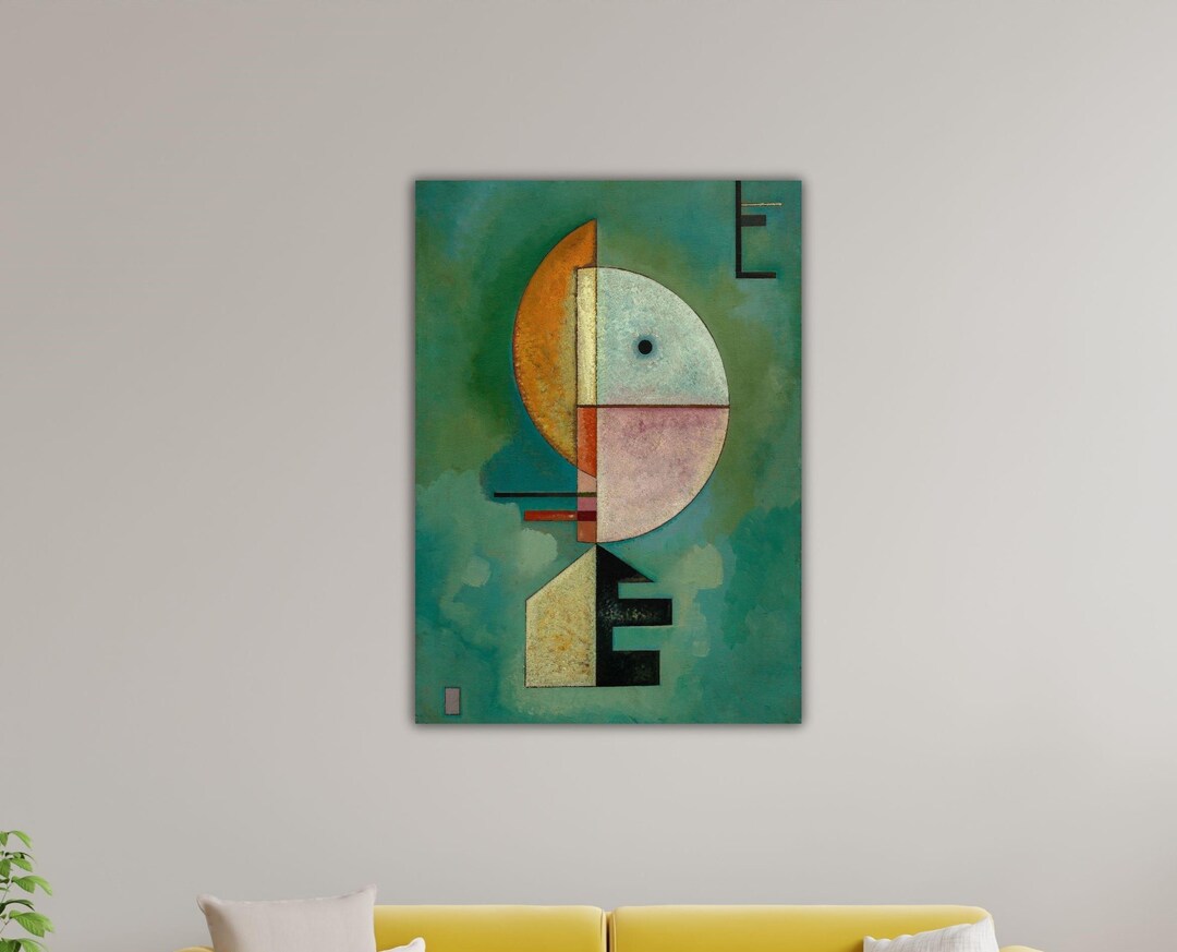 Wassily Kandinsky - Upward Wall Art Empor Modern Painting Expressionism ...