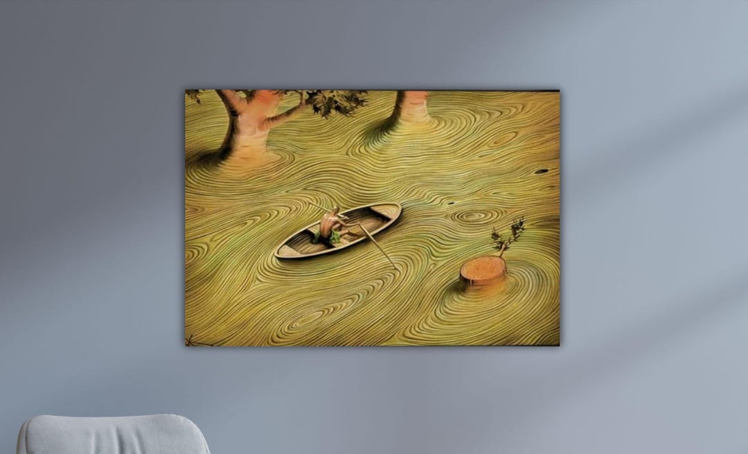 Current by Vladimir Kush Wall Art Vladimir Kush Canvas Ready to Hang ...
