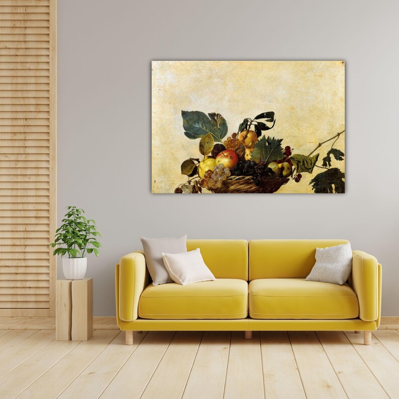 Michelangelo Caravaggio - Basket of Fruit Canvas Caravaggio Paint ...