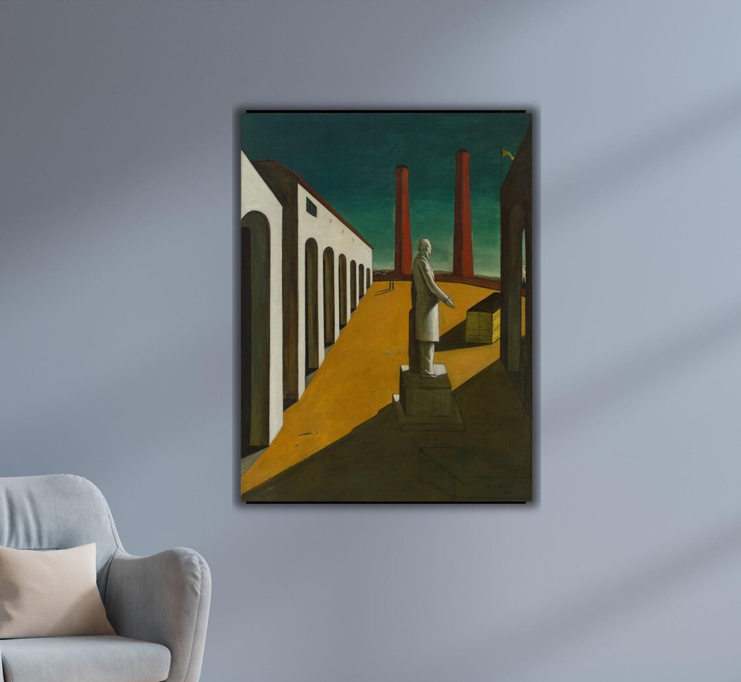 Giorgio De Chirico the Enigma of a Day Paris Early 1914 Wall Art Lovers ...