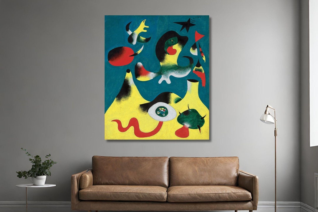 Joan Miro the Air 1937 Canvas, Joan Miró Canvas Art,joan Miro Artwork ...