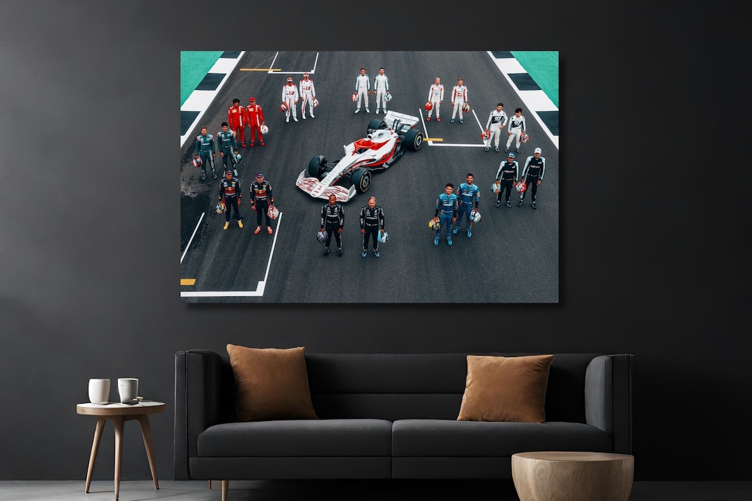 Formula 1 2022 Season Poster, Cars Decor Art, Canvas Decor, F1 Wall Art ...
