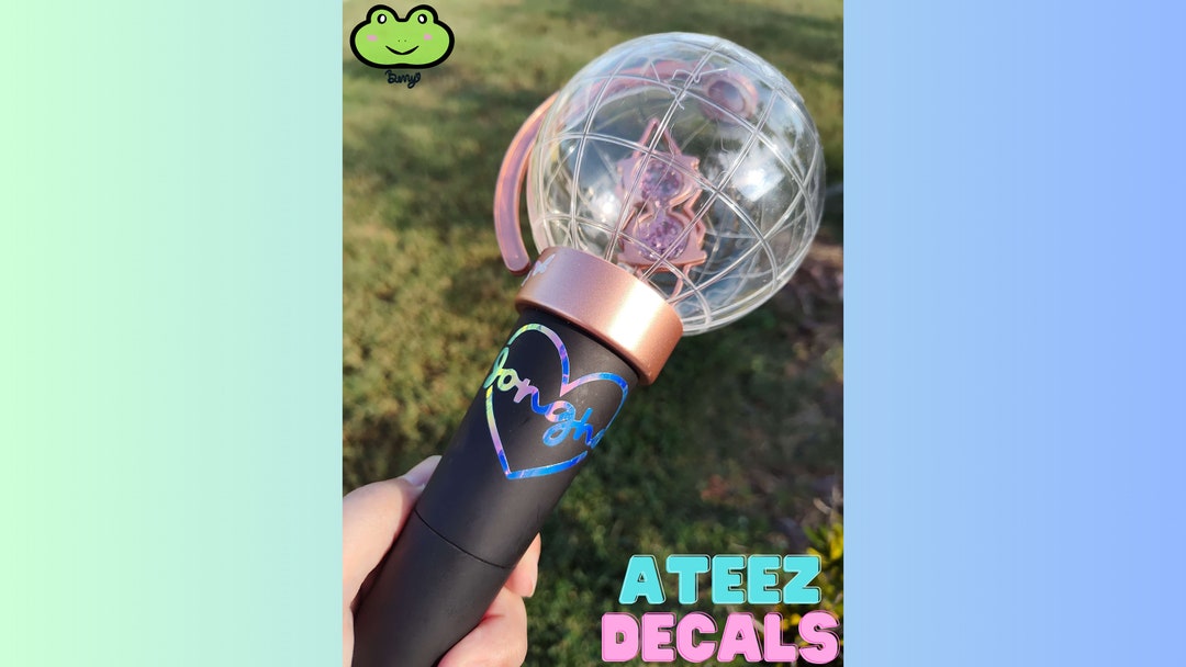 Ateez Decals Lightstick Decals Ateez Stickers KPOP - Etsy