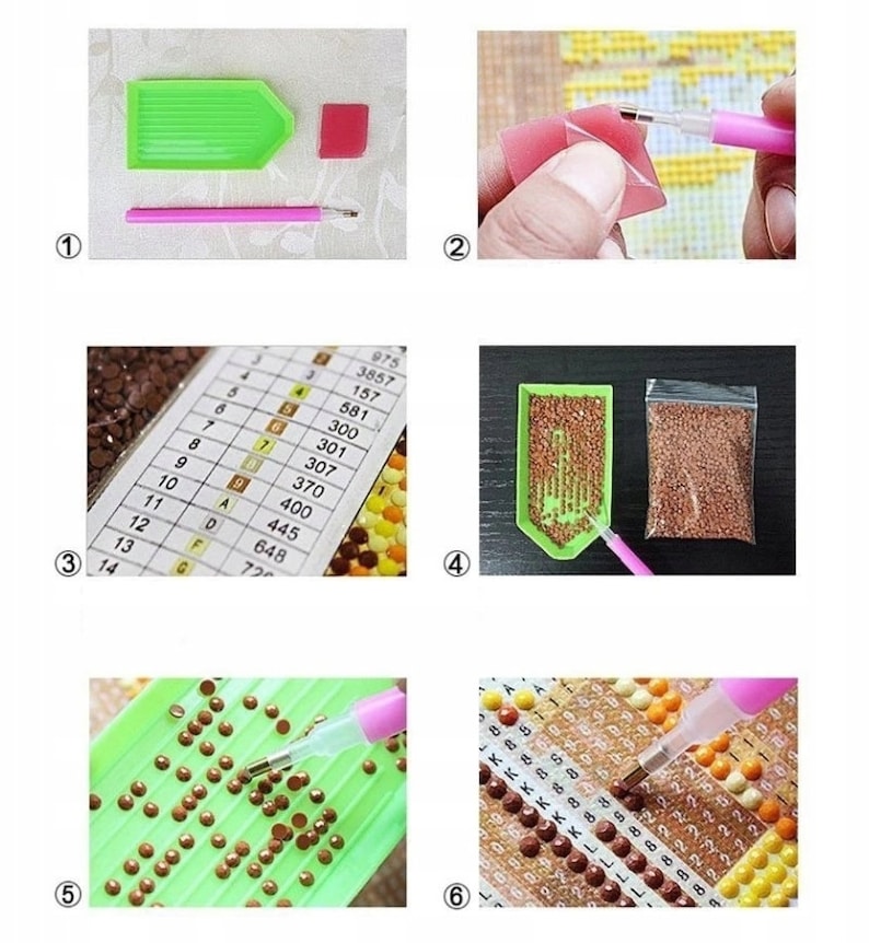 Diamond Painting Kit Red Rose 5D DIY Diamond Set With - Etsy