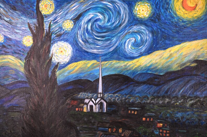 The Starry Night 18x24 - Etsy