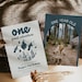 ONE Great Adventure Birthday Photo Invitation | Forest Mountains Nature ...