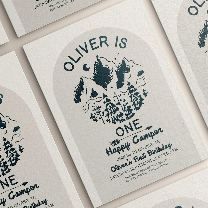 National Park Invite - Etsy