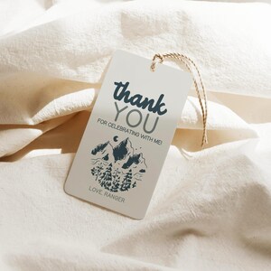 ONE Great Adventure Birthday Photo Invitation | Forest Mountains Nature ...