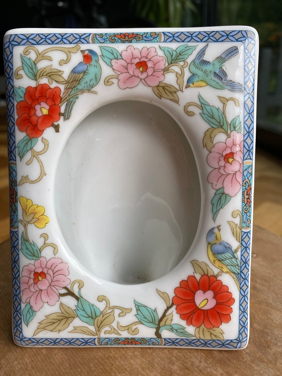 Vintage Porcelain Photo Frame | Royal Crest Crown - Etsy