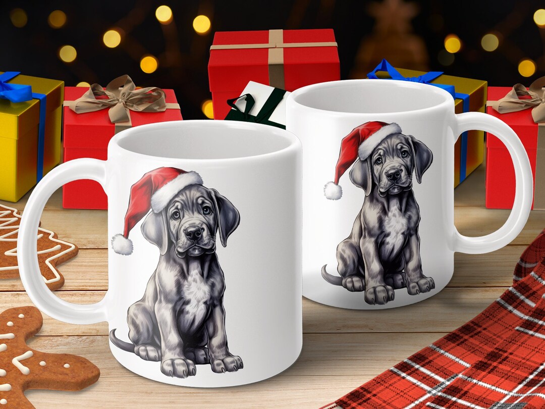 Pawsitively Enchanting Christmas Mugs Magical Cat and Dog - Etsy
