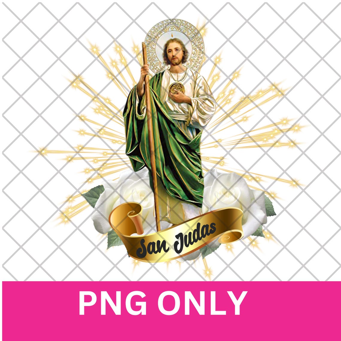 San Judas PNG, Digital File, Sublimation Image, DTF Design, Png File ...
