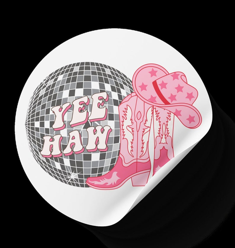 Disco Cowgirl PNG - Yee Haw PNG - PNG Cut File - Cricut Cut File ...