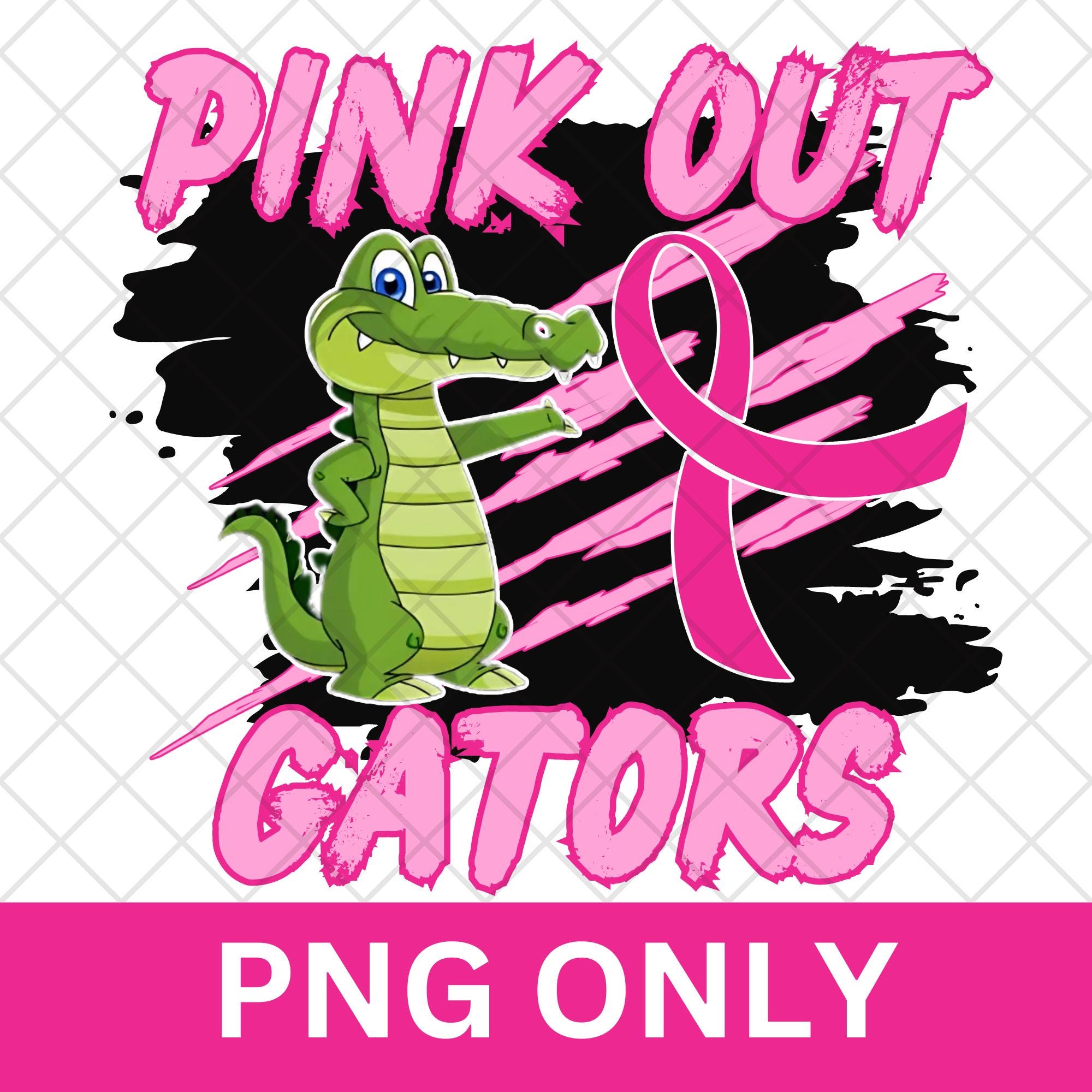 Gators Pink Out PNG - Breast Cancer Awareness - Mascot T-shirt Design ...