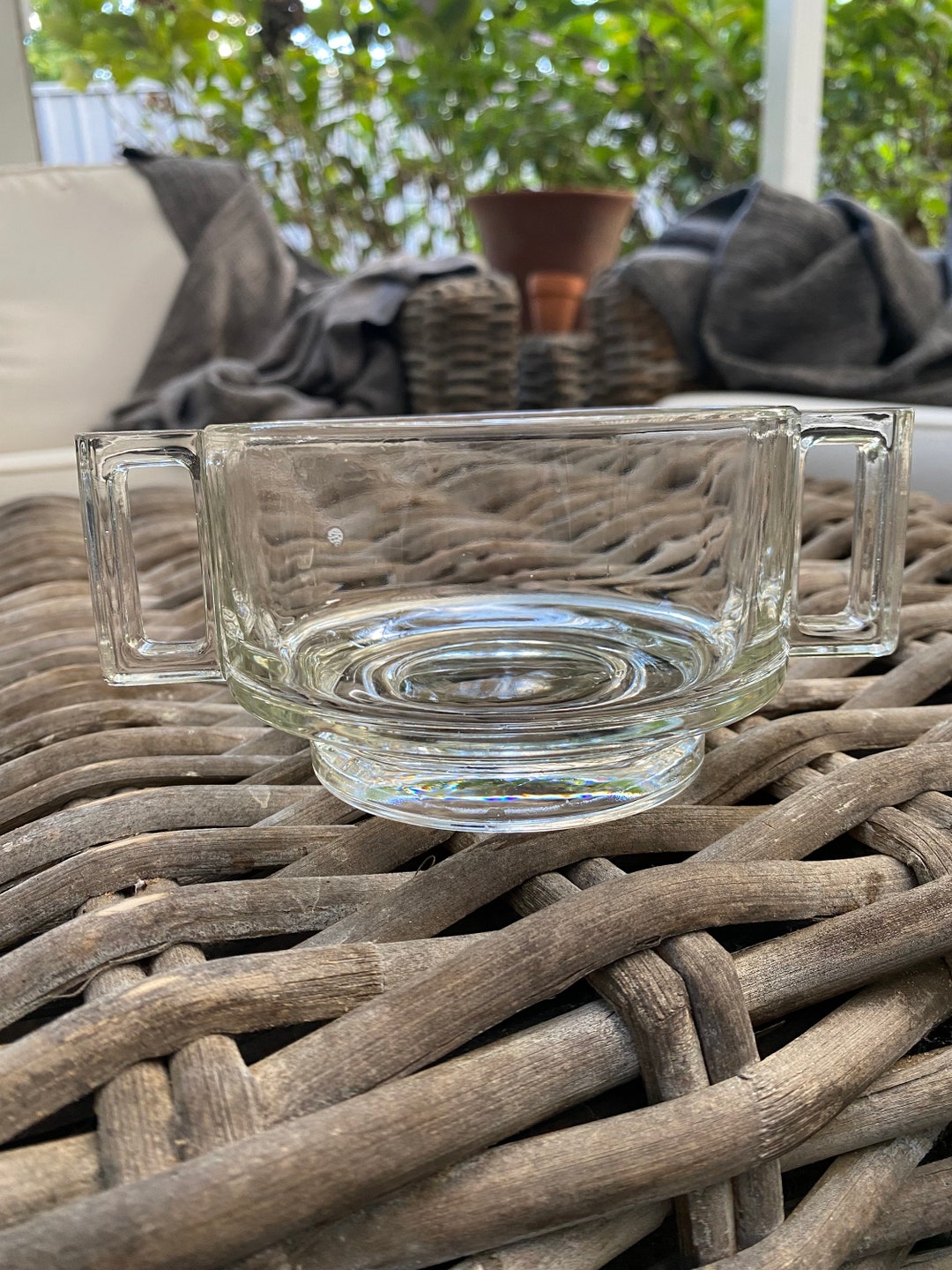 Italian MCM Joe Colombo for Arno Glass Mug or Bowl | Two D Handles ...