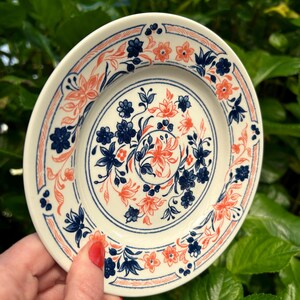 Churchill | Imari Pattern | Set of 4 | Side Plates | Floral Blue Red ...
