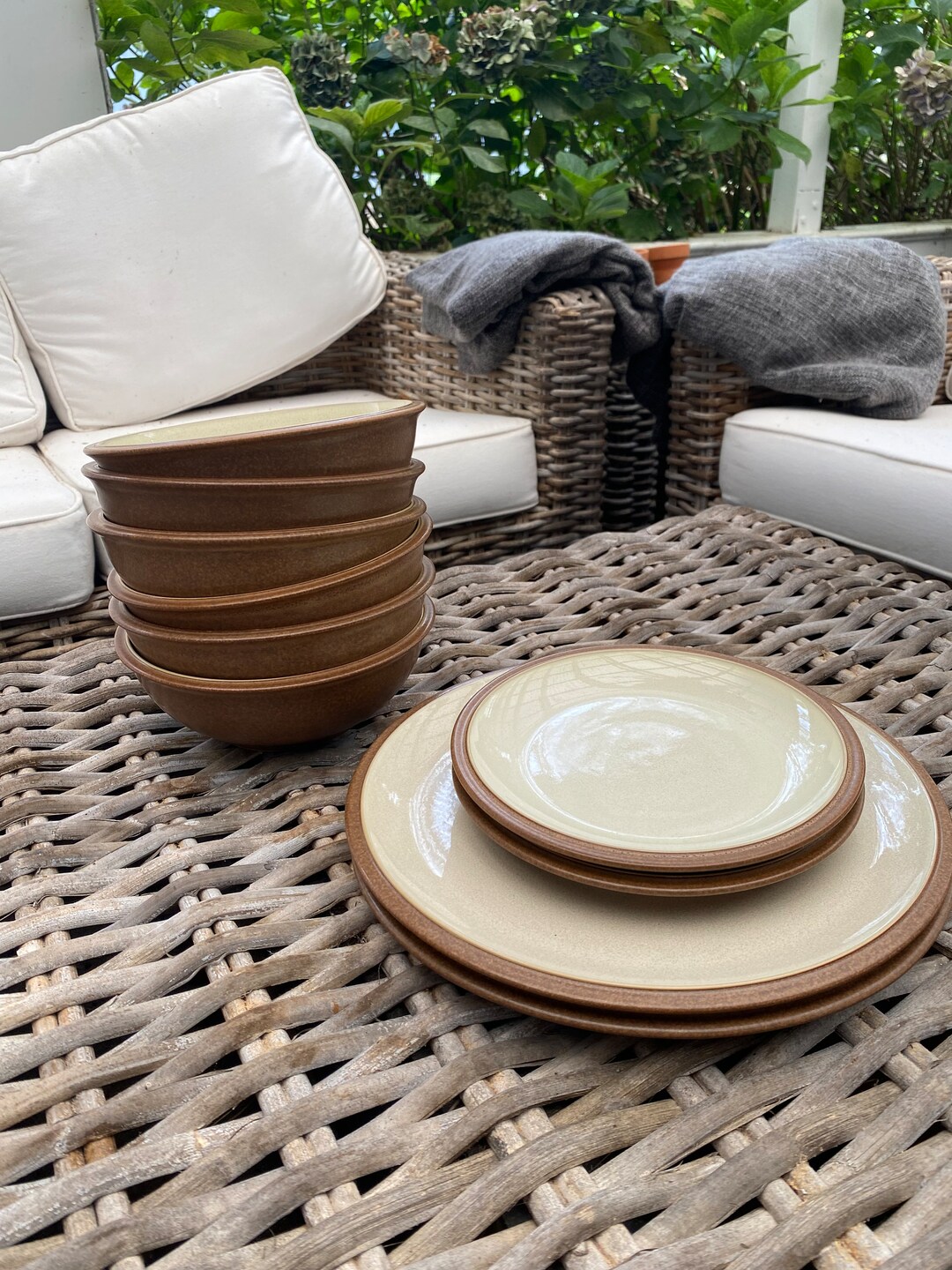 Individual Denby Cinnamon Stoneware | Choice of Soup/cereal Bowl ...