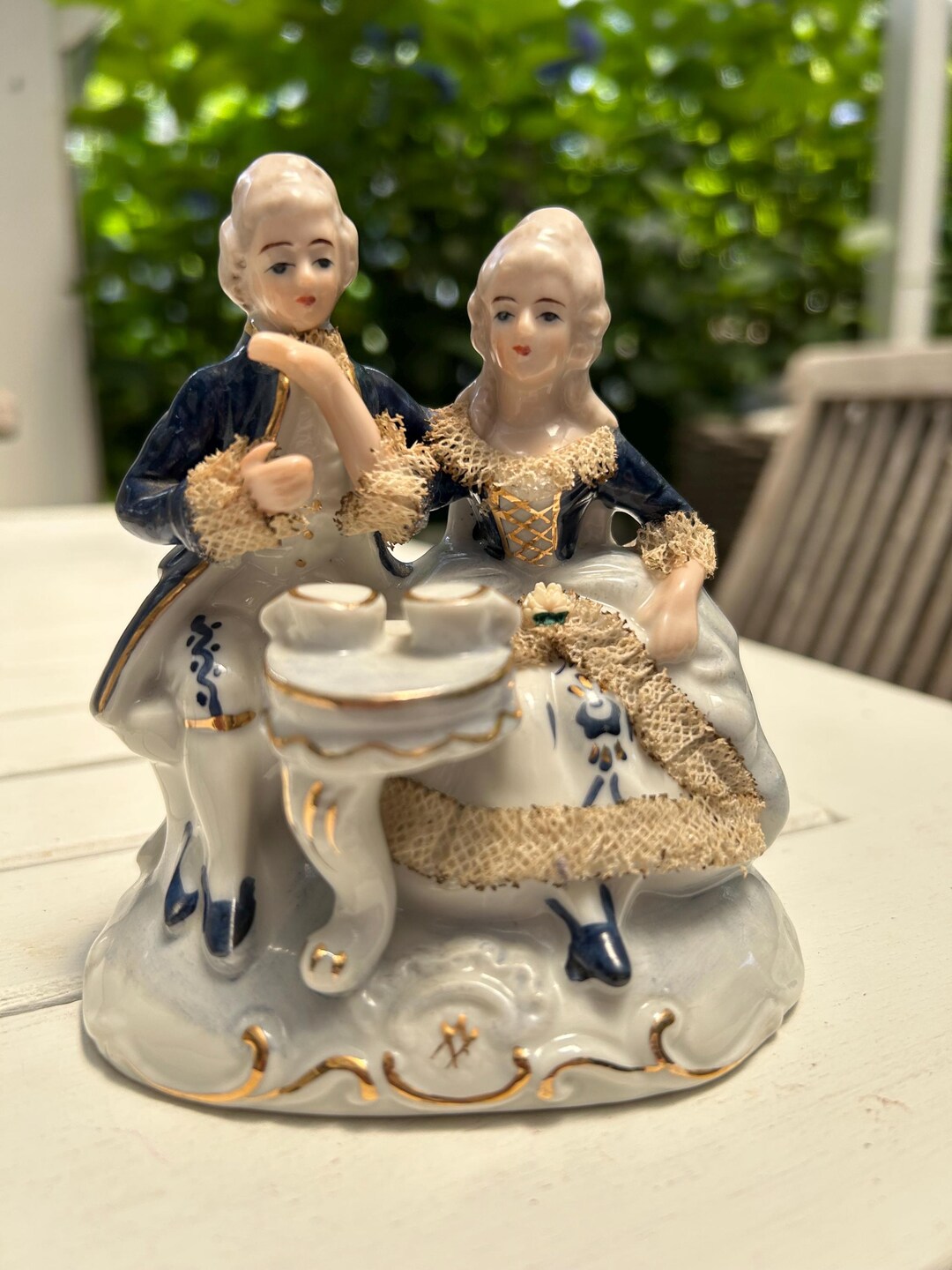 Rococo Porcelain Figure | Vintage CKM Mcdonald Imports Japan | Romantic ...
