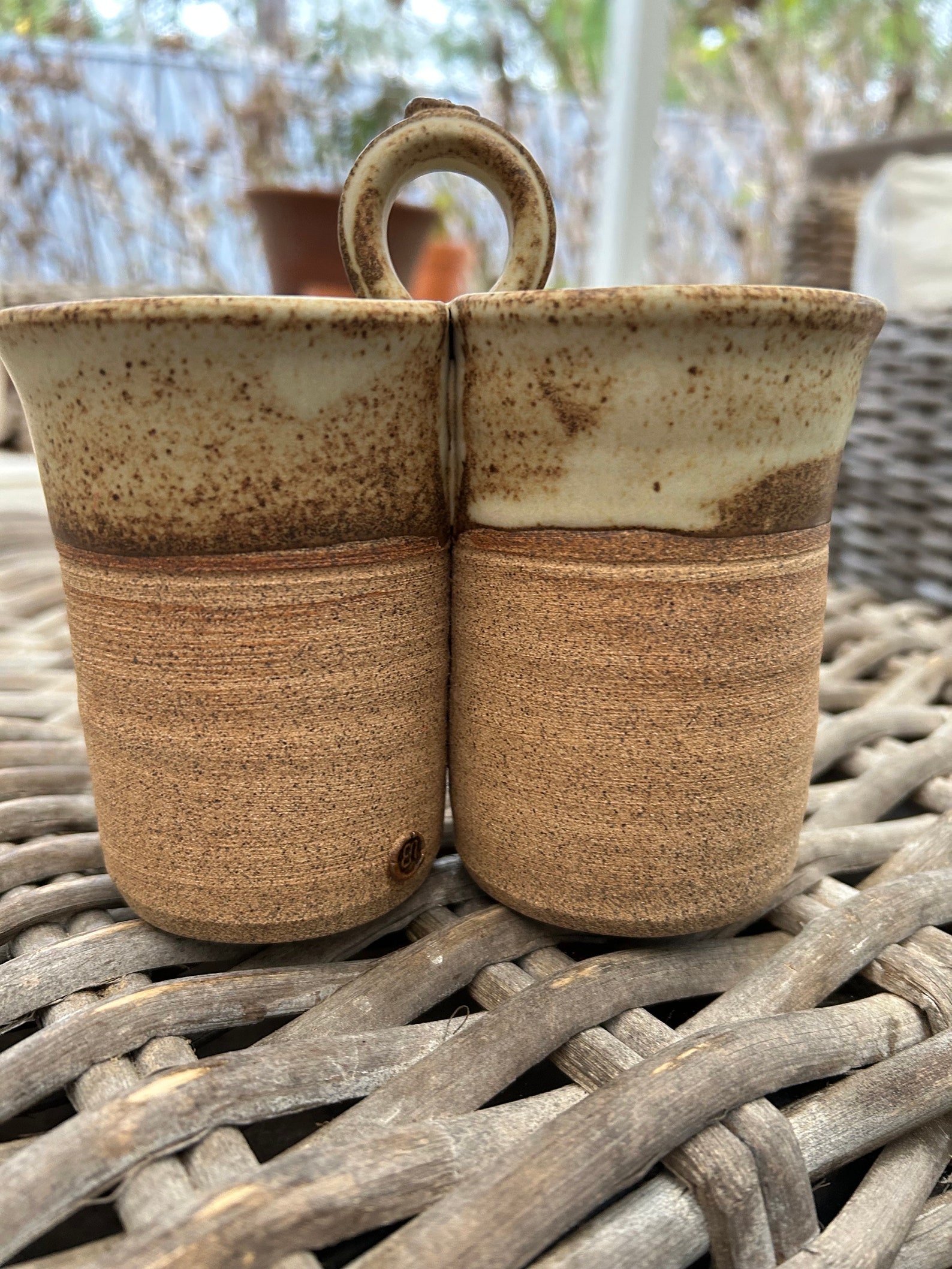 Rustic Handcrafted "desk Tidy" Pen Holder | Office Storage | Speckled ...
